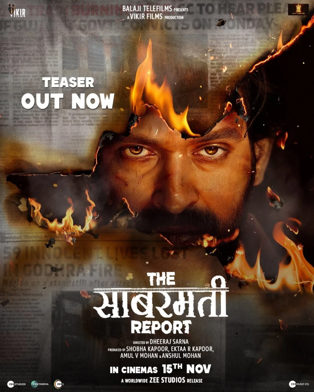 'THE SABARMATI REPORT' TEASER OUT, Watch Here as Vikrant Massey, Rashi ...