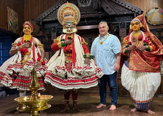 Prime Minister Viktor Orbán and his family vacationing in Kerala, India